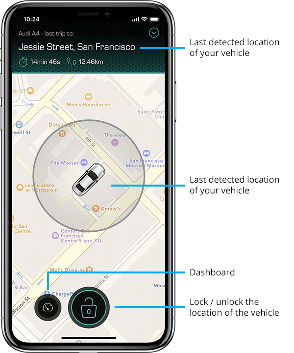 How to Use CarLock Security (lock button) For Security Alerts in ...